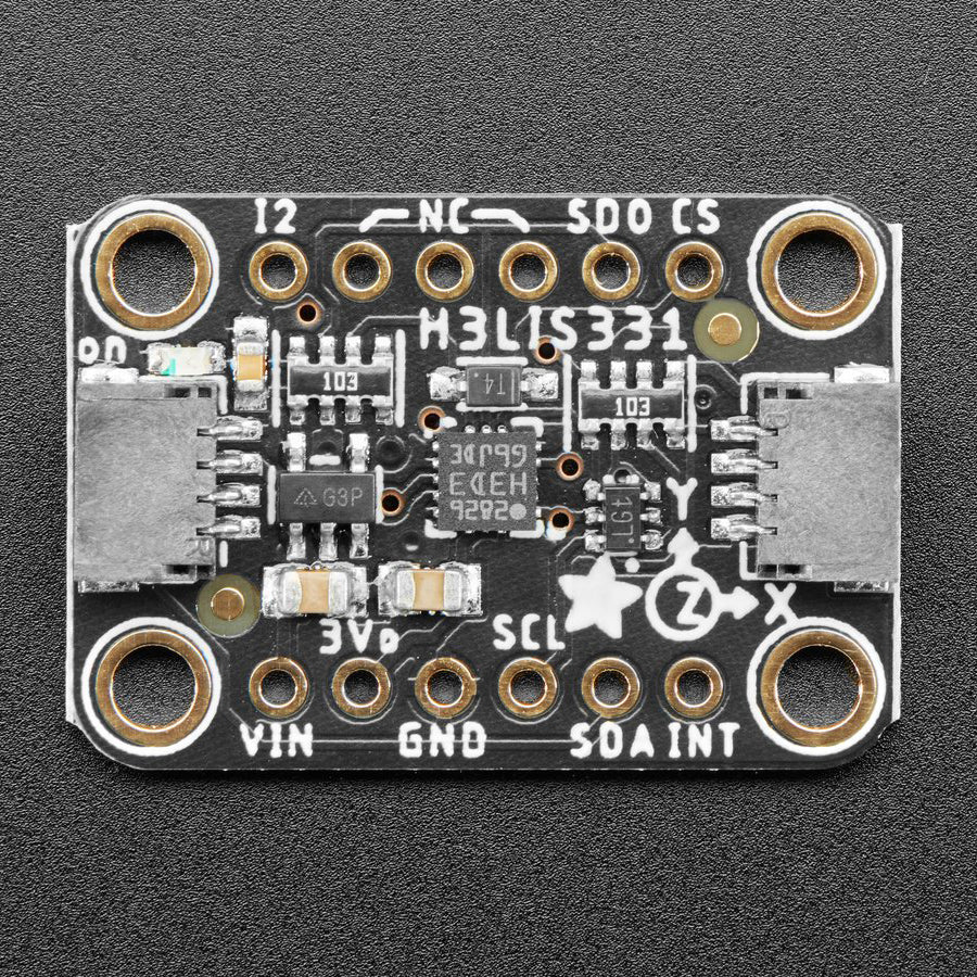 Adafruit H3LIS331 Ultra High Range Triple-Axis Accelerometer - STEMMA ...