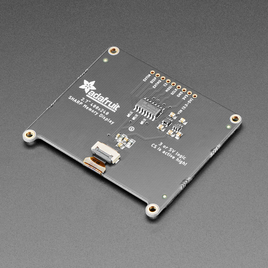 Adafruit Sharp Memory Display Breakout 27 400x240 Monochrome