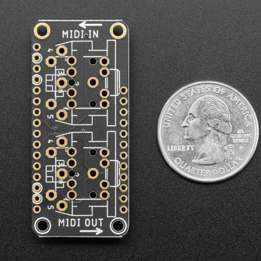 Adafruit MIDI FeatherWing Kit