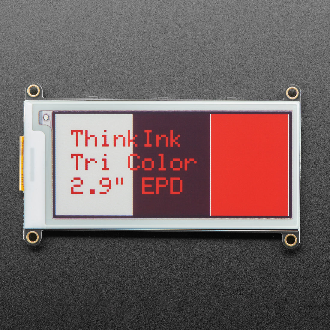 Adafruit 2.9" Tri-Color eInk / ePaper Display FeatherWing - Red Black White