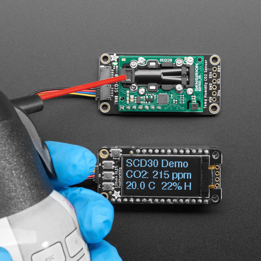 Adafruit SCD-30 - NDIR CO2 Temperature and Humidity Sensor