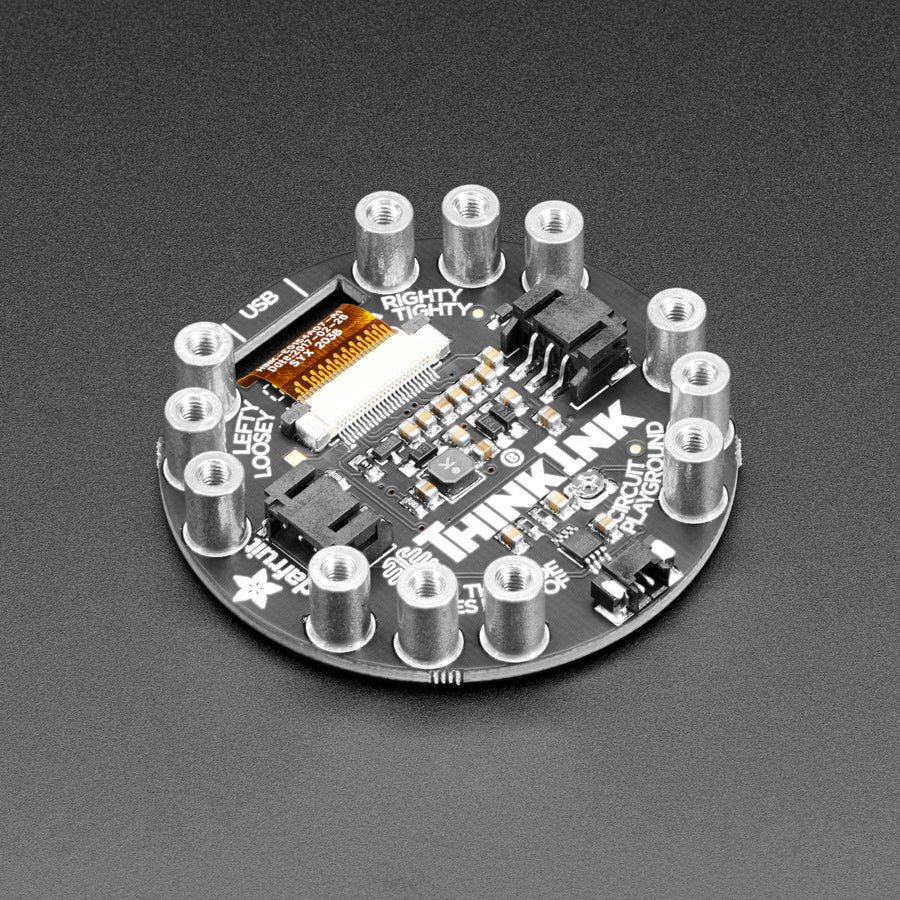 Circuit Playground 200x200 Tri-Color E-Ink Gizmo - E-Ink Display + Audio Amplifier