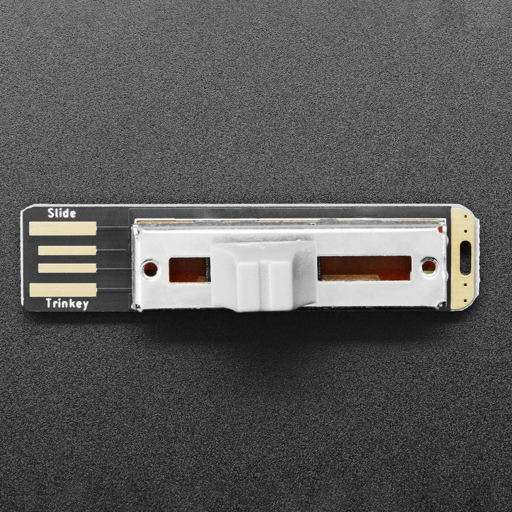 Adafruit Slider Trinkey - USB NeoPixel Slide Potentiometer