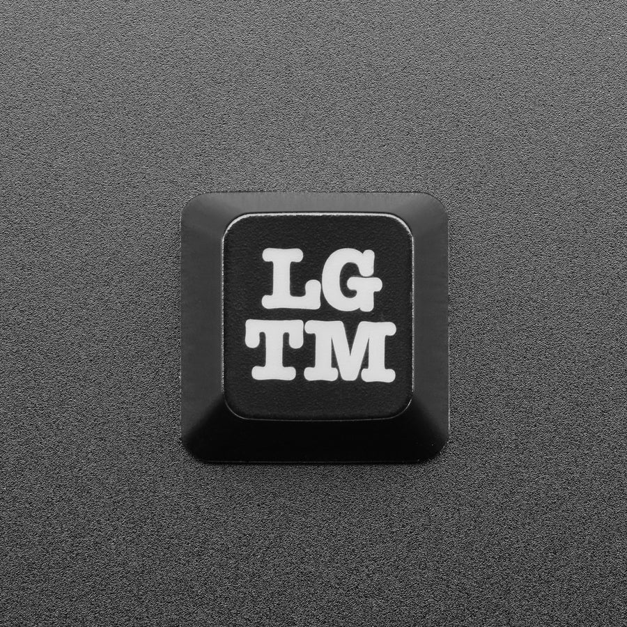 Etched Glow-Through Keycap with LGTM (Looks Good To Me) Acronym - MX ...