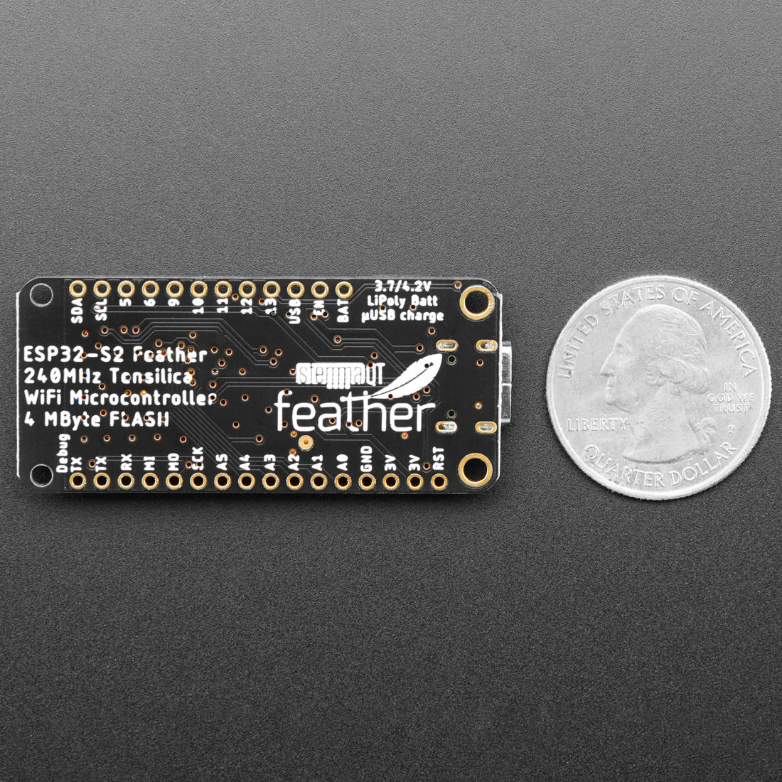 Adafruit ESP32-S2 Feather with BME280 Sensor - STEMMA QT - 4MB Flash + 2 MB PSRAM
