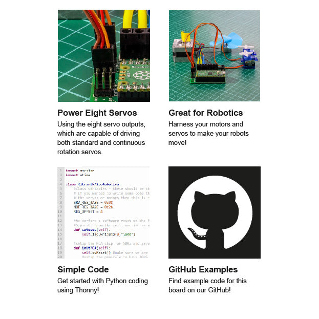 Kitronik Robotics Board for Raspberry Pi Pico