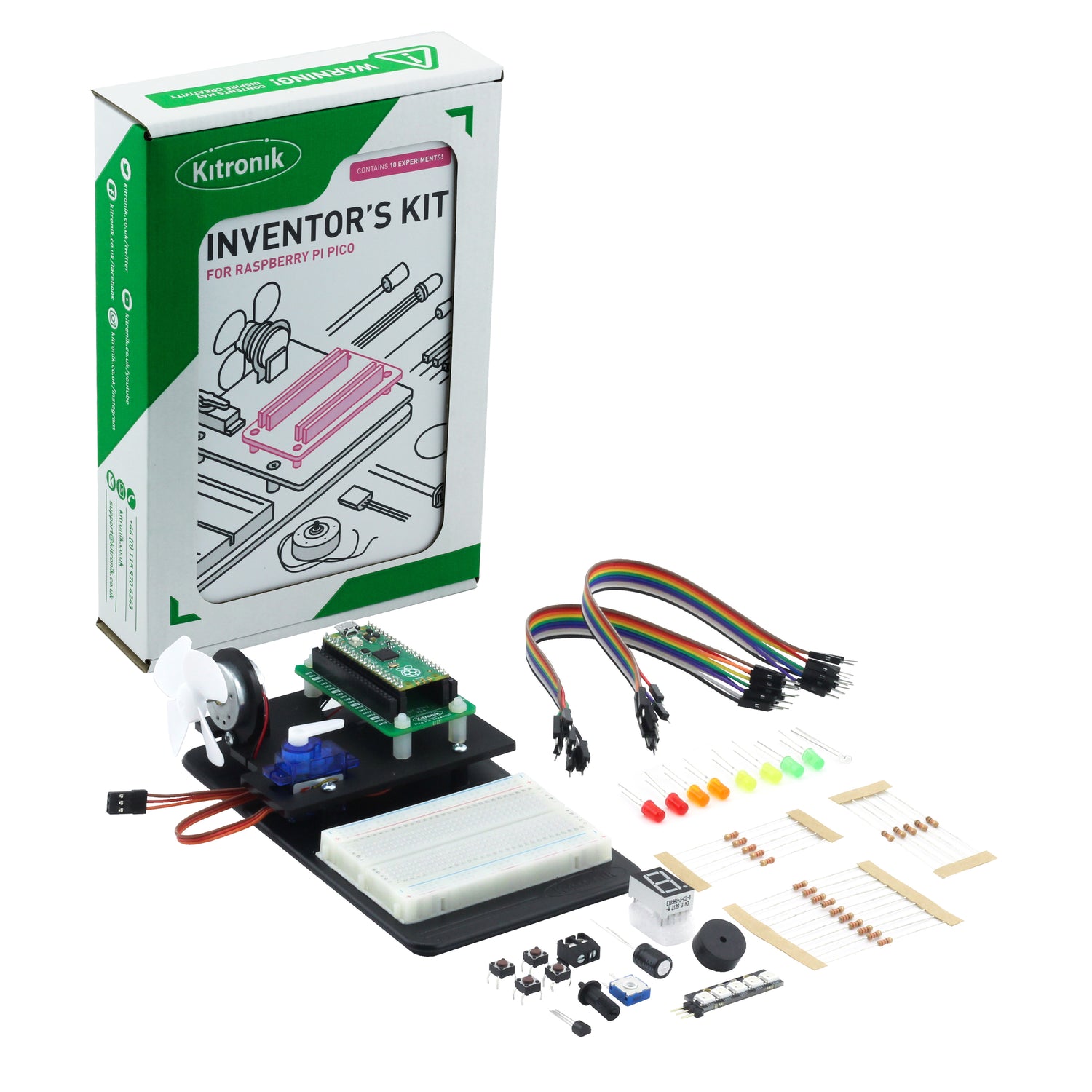 Kitronik Inventor's Kit for the Raspberry Pi Pico