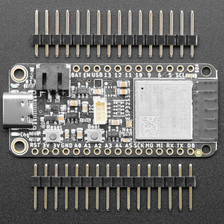 Adafruit ESP32-S3 Feather with 4MB Flash 2MB PSRAM - STEMMA QT / Qwiic