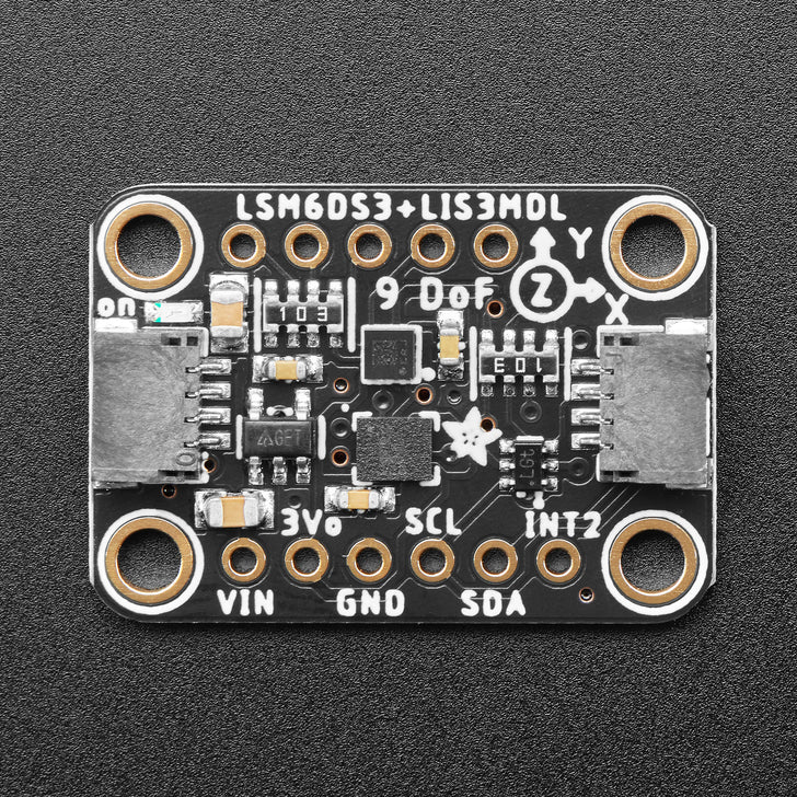 Adafruit Lsm6ds3tr C Lis3mdl Precision 9 Dof Imu Stemma Qt Qwiic