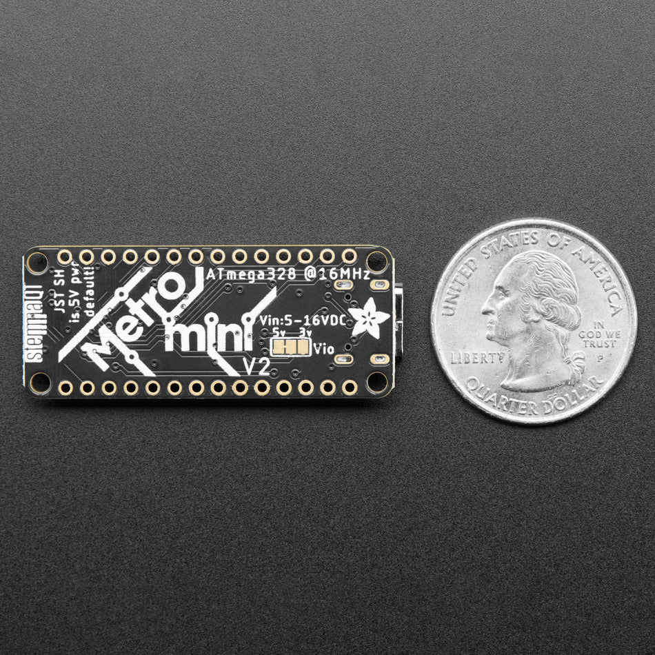 Adafruit Metro Mini 328 V2 - Arduino-Compatible - 5V 16MHz - STEMMA QT / Qwiic