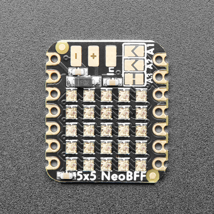 Adafruit 5x5 NeoPixel Grid BFF Add-On for QT Py and Xiao