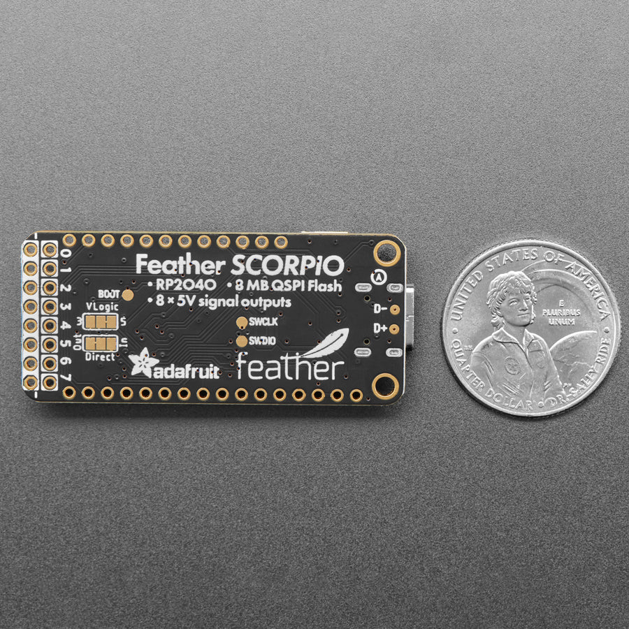 Adafruit Feather RP2040 SCORPIO - 8 Channel NeoPixel Driver