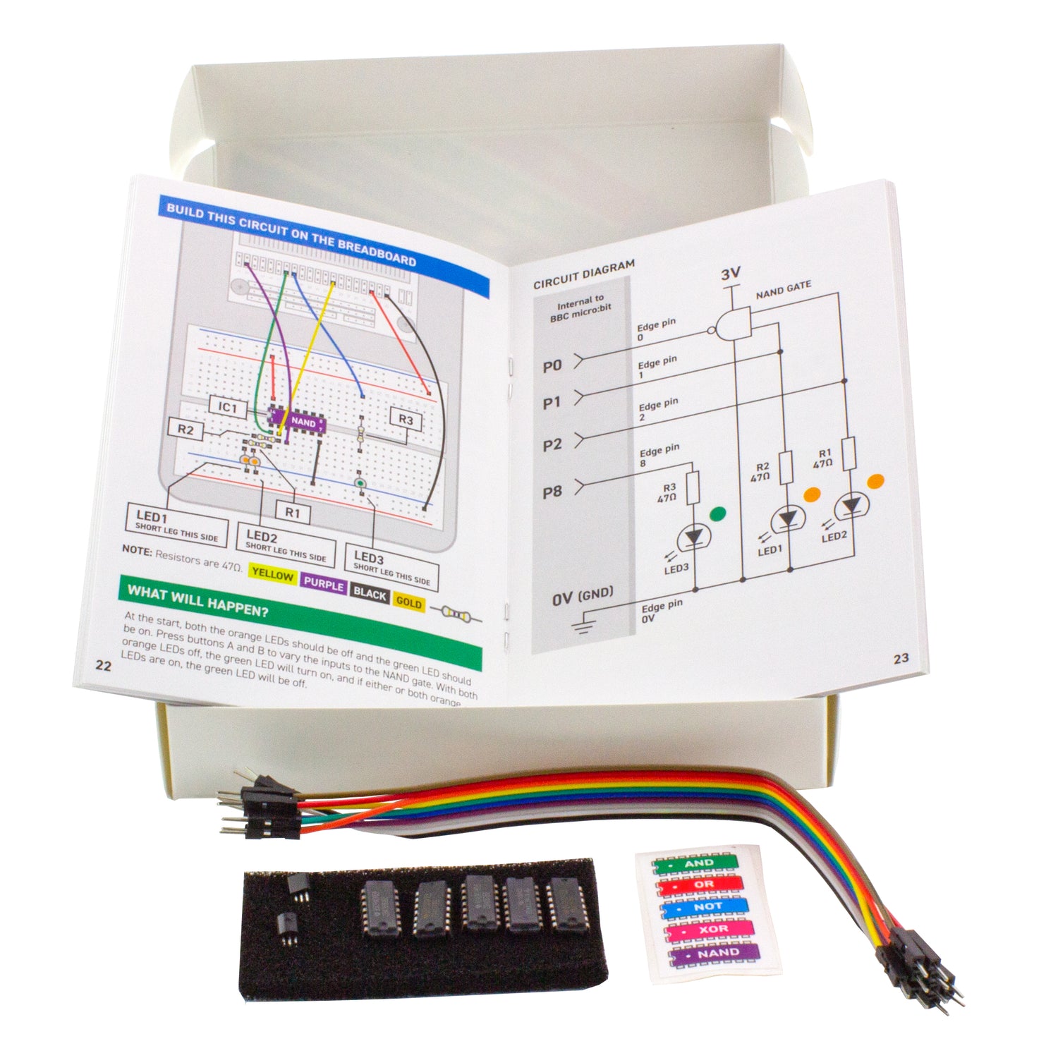 Digital Logic Pack for Kitronik Inventor's Kit for the micro:bit