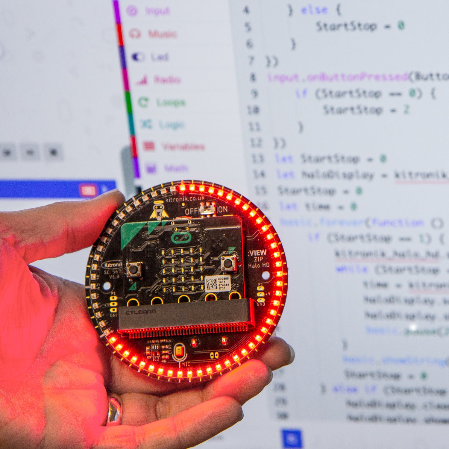 Kitronik ZIP Halo HD for micro:bit
