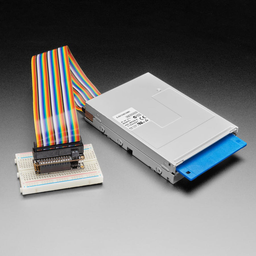 Adafruit Floppy FeatherWing with 34-Pin IDC Connector