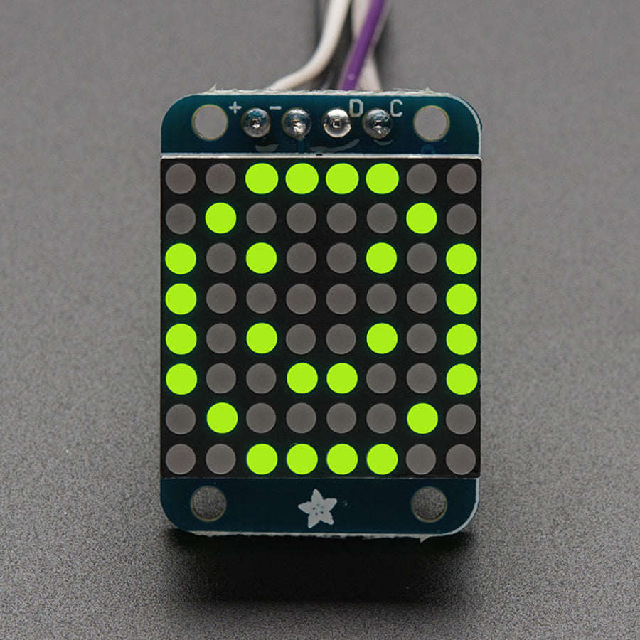 Adafruit Mini 0.7" 8x8 LED Matrix w/I2C Backpack