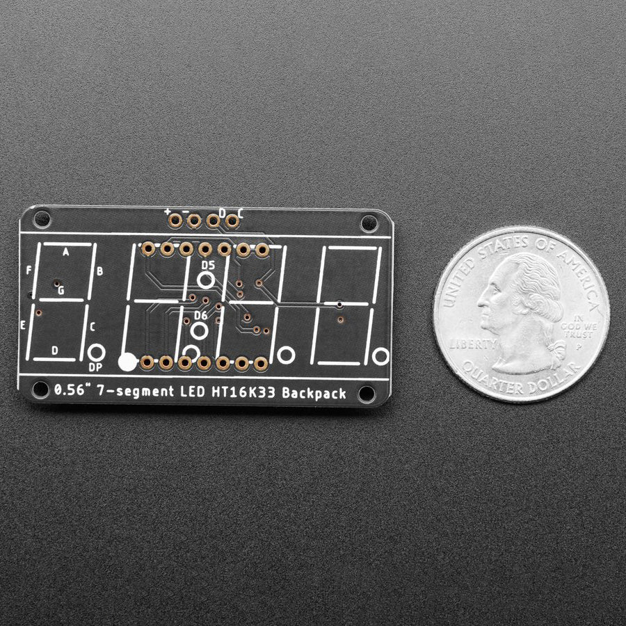 Adafruit 7-Segment LED Matrix Backpack - STEMMA QT / qwiic