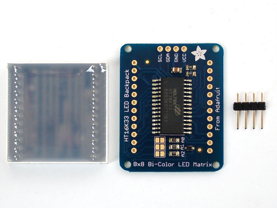 Adafruit Bicolour LED Square Pixel Matrix with I2C Backpack