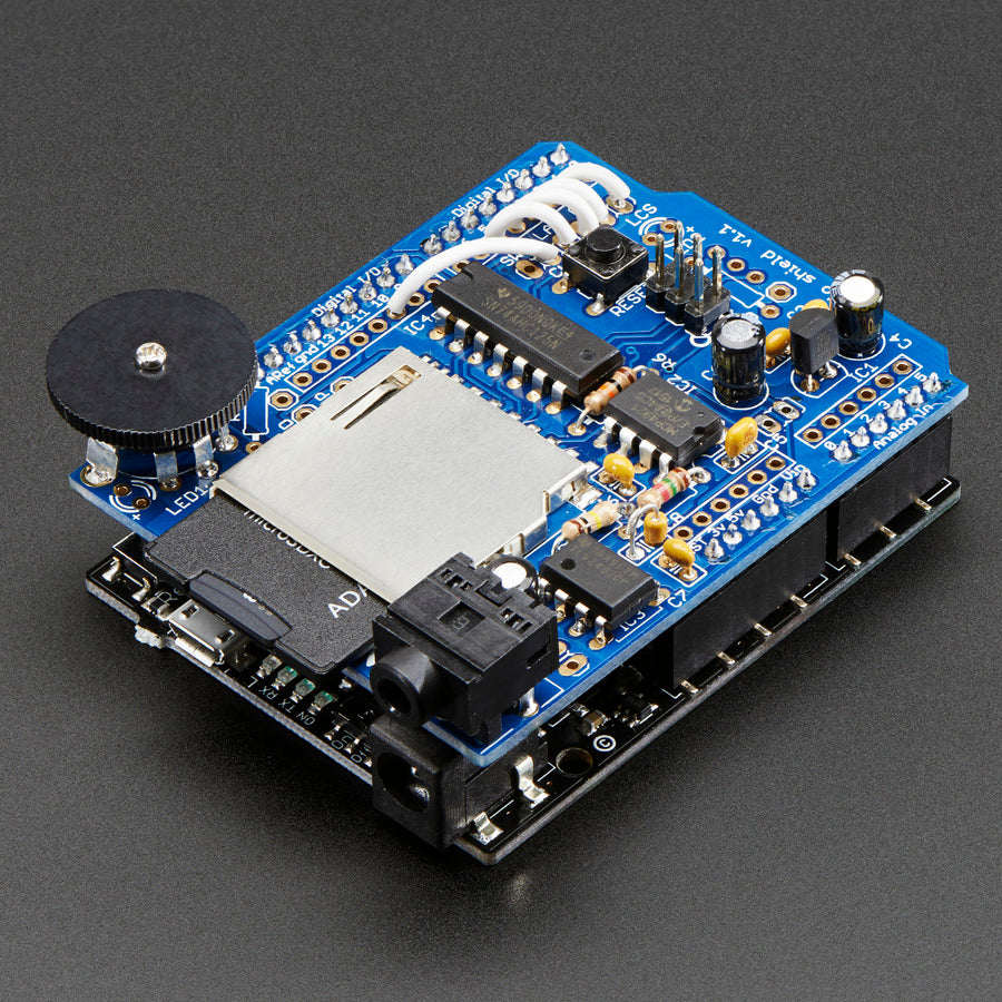 Adafruit Wave Shield For Arduino Kit V1 1