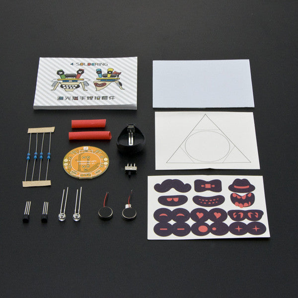 4-Soldering Light Chaser Beam Robot Kit