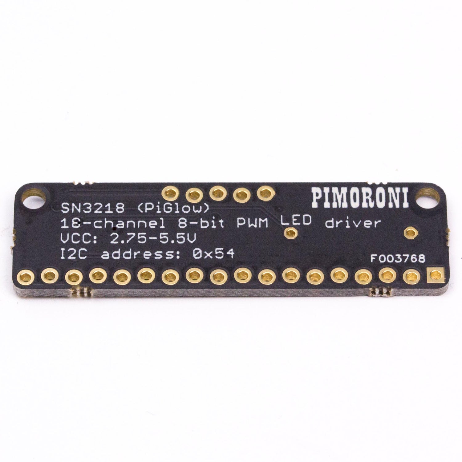 18-Channel 8-bit PWM LED Driver w/ I2C Interface