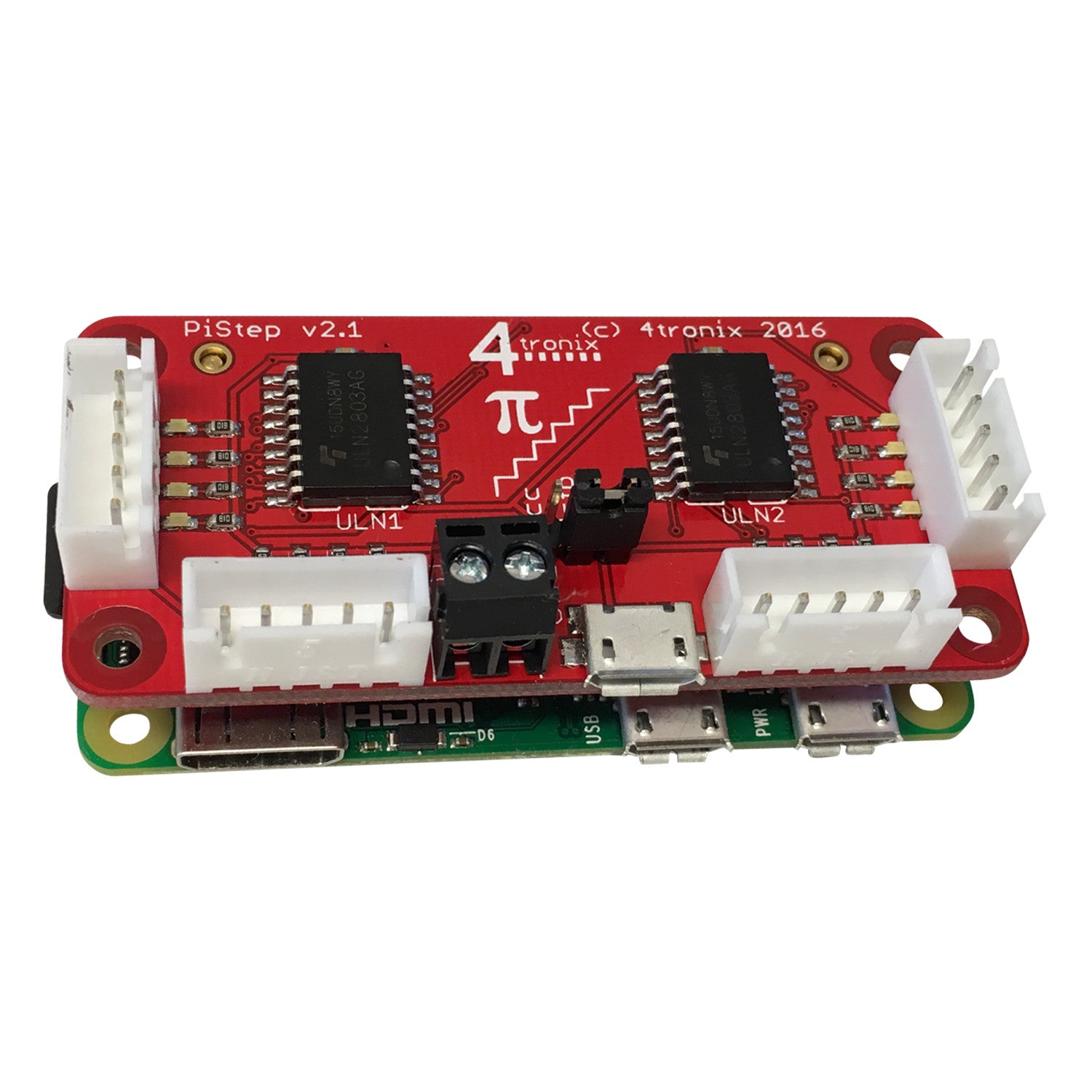 PiStep2 Quad Stepper Motor Control Board for Raspberry Pi