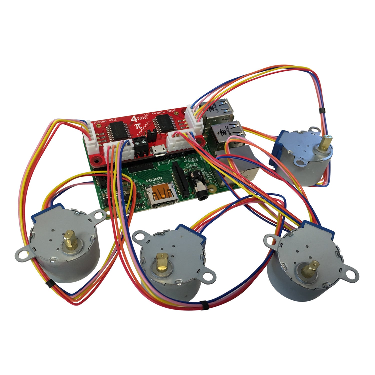 PiStep2 Quad Stepper Motor Control Board for Raspberry Pi
