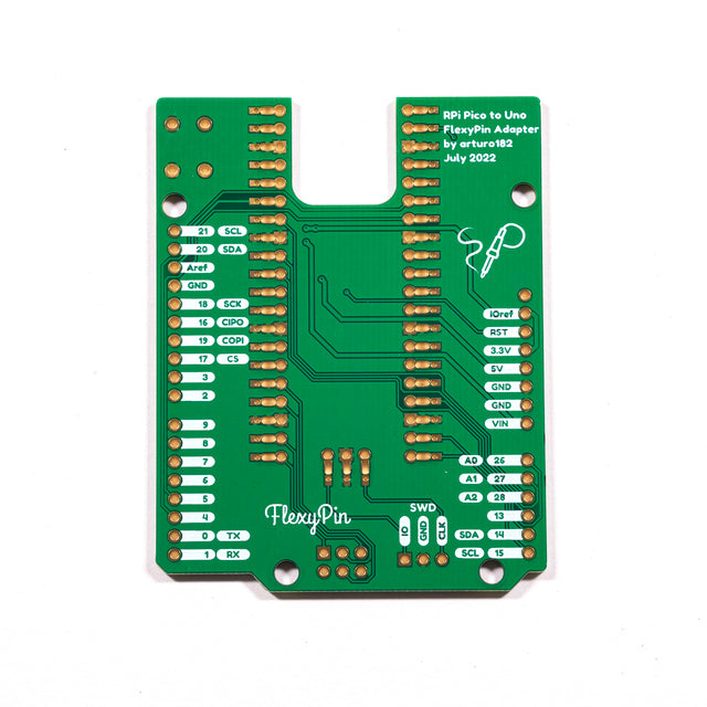 Raspberry Pi Pico to Uno FlexyPin Adapter