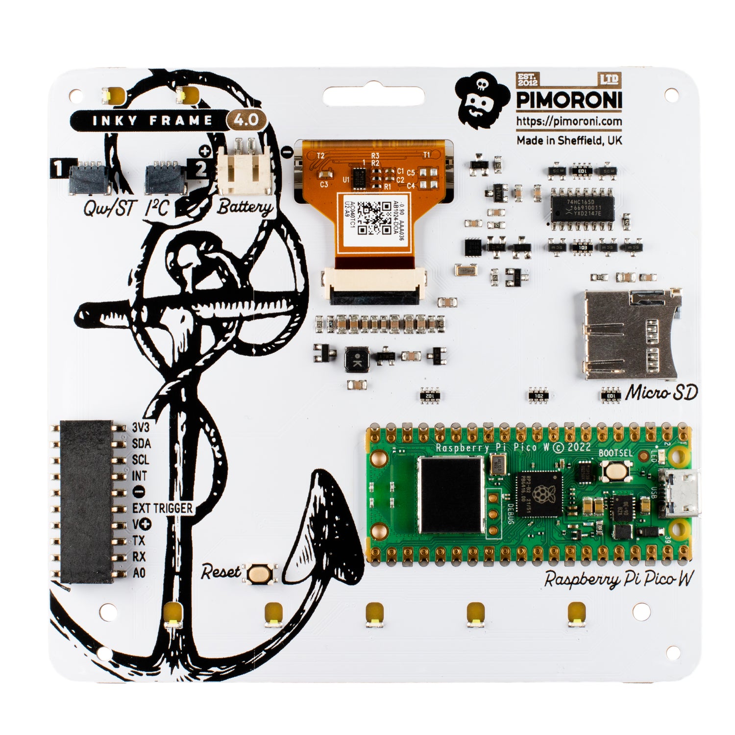 Inky Frame 4.0" (Pico W Aboard) - Inky Frame Only