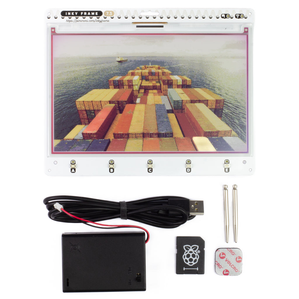 Inky Frame 7.3" (Pico W Aboard) - Inky Frame + Accessory Kit