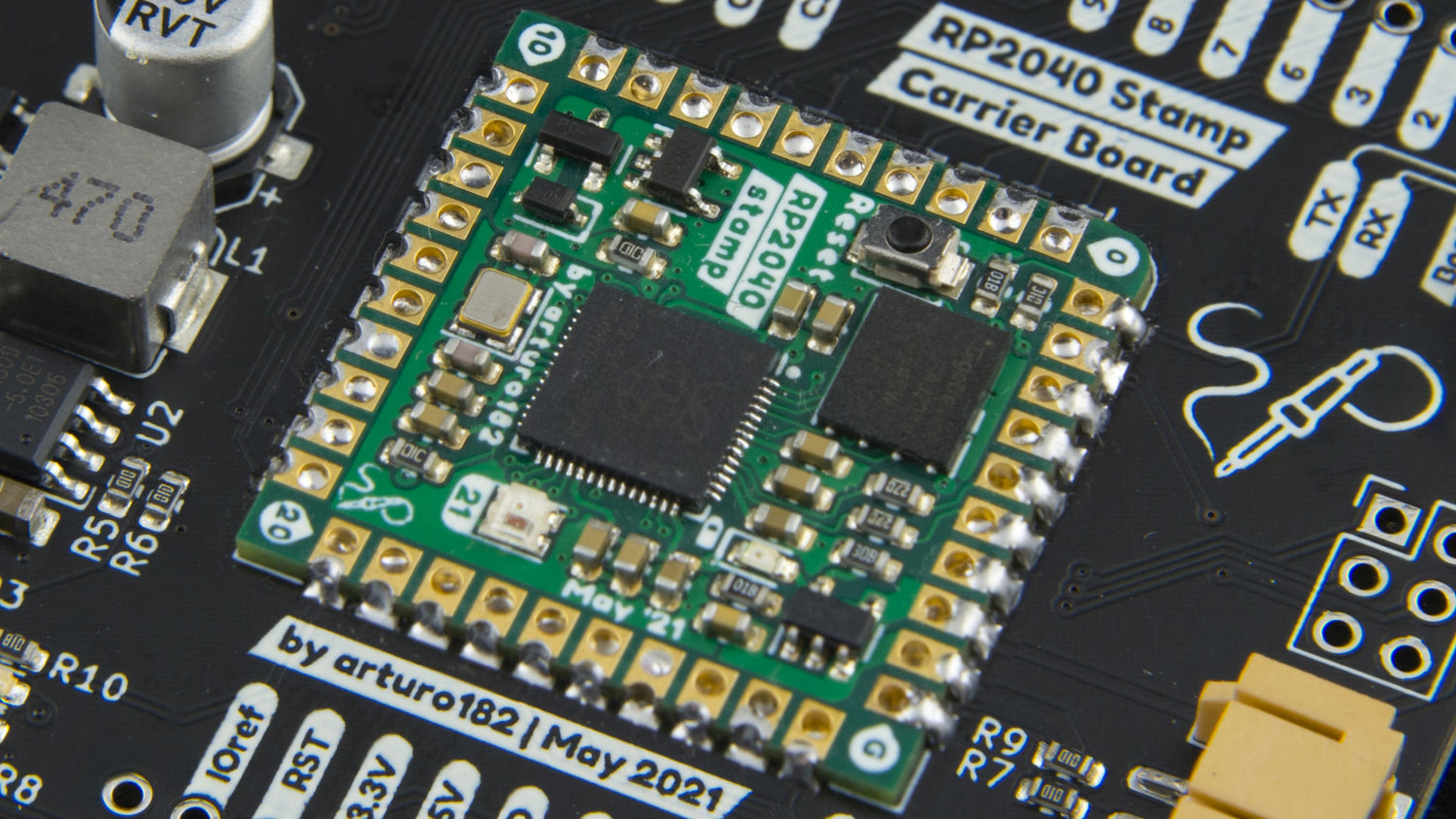 RP2040 Stamp Carrier