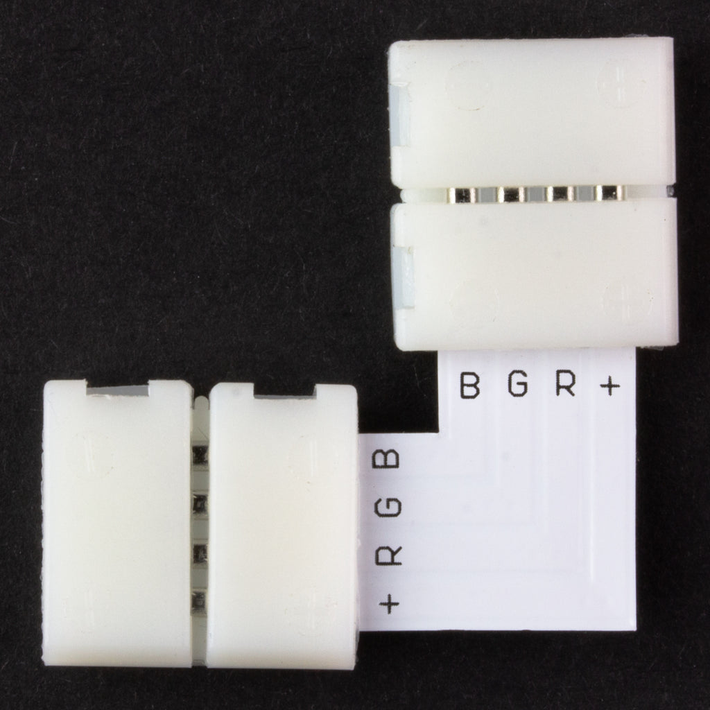 Flexible LED Strip Adaptor - 4-pin - Right angle