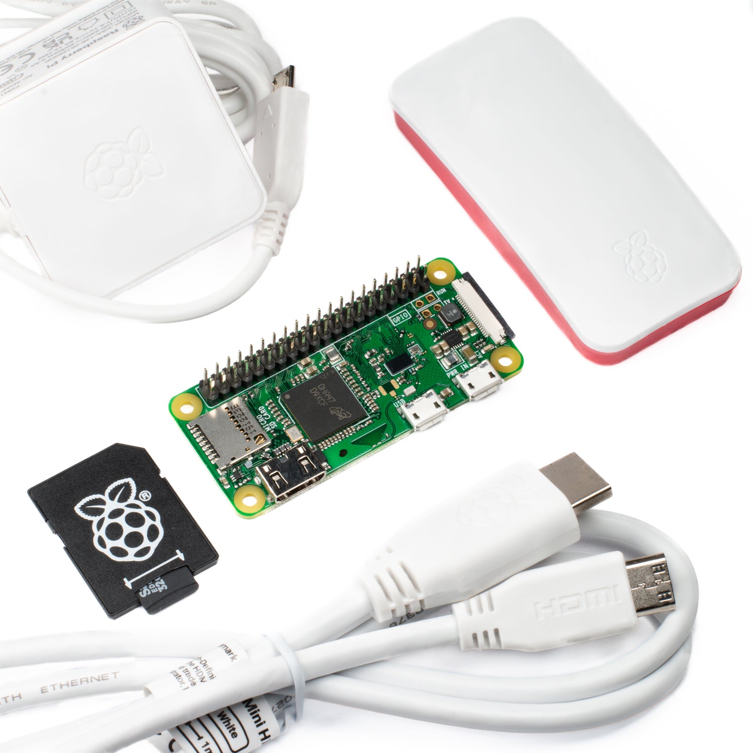 Raspberry Pi Zero W + Essentials Kit