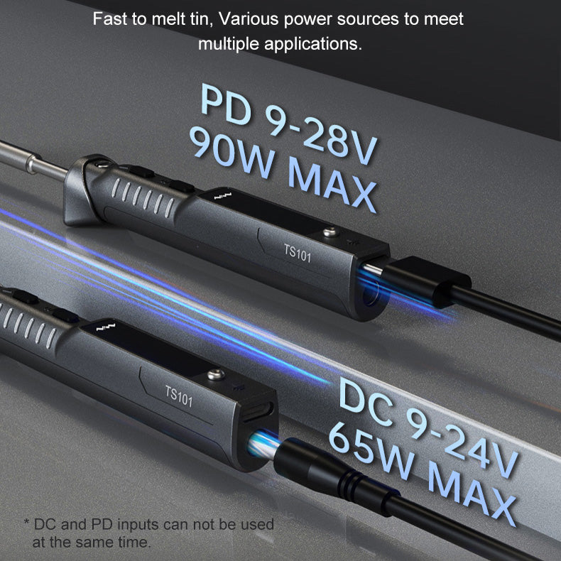 TS101 Smart Soldering Iron (USB-C or DC Power Input)