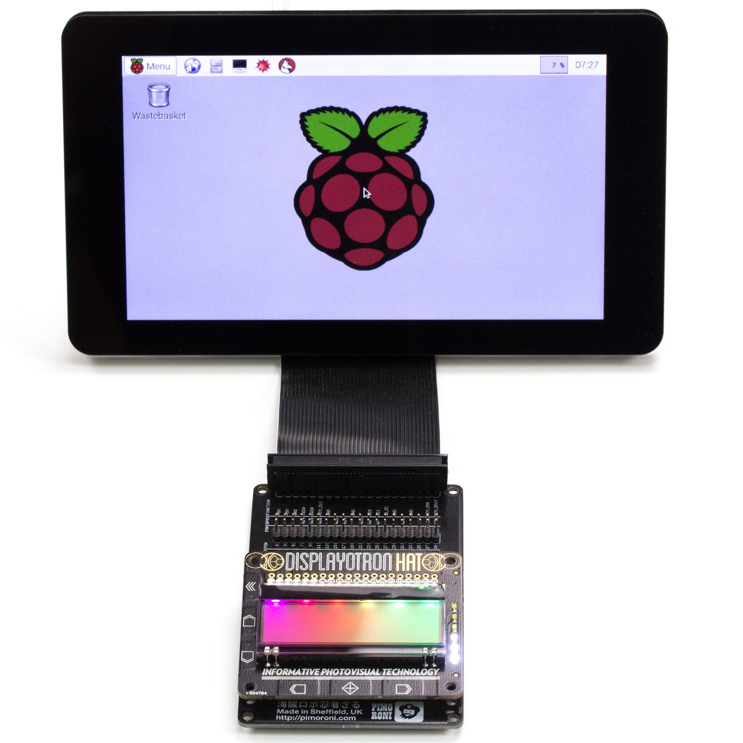 Pibow Frame for Raspberry Pi 7" Touchscreen Display