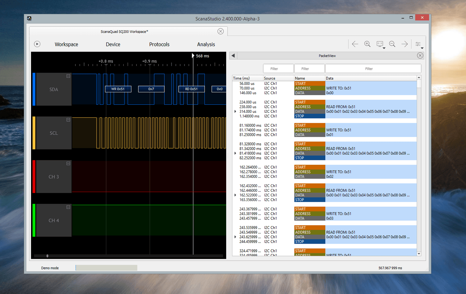Scanaquad Logic Analyzer And Pattern Generators Sq50
