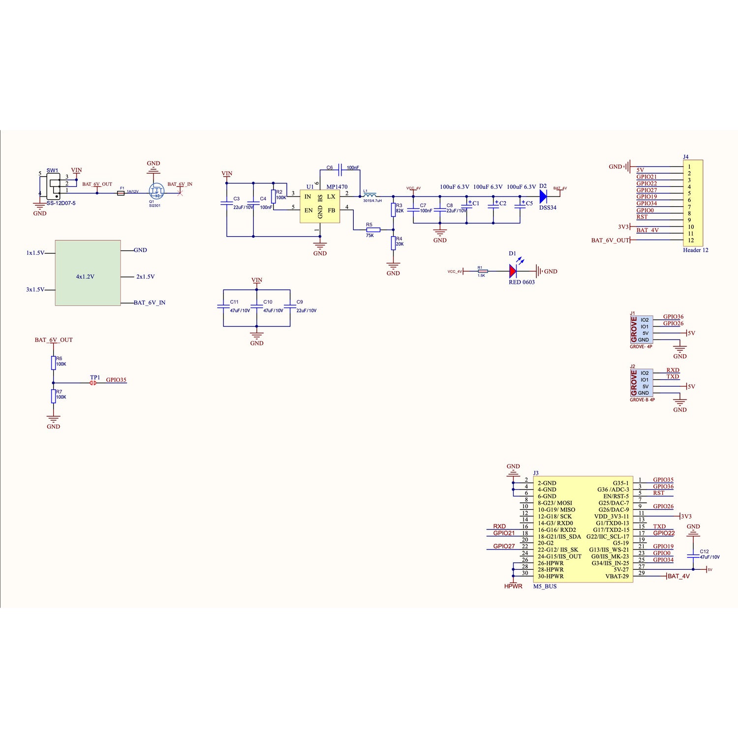 Base AAA Battery Holder