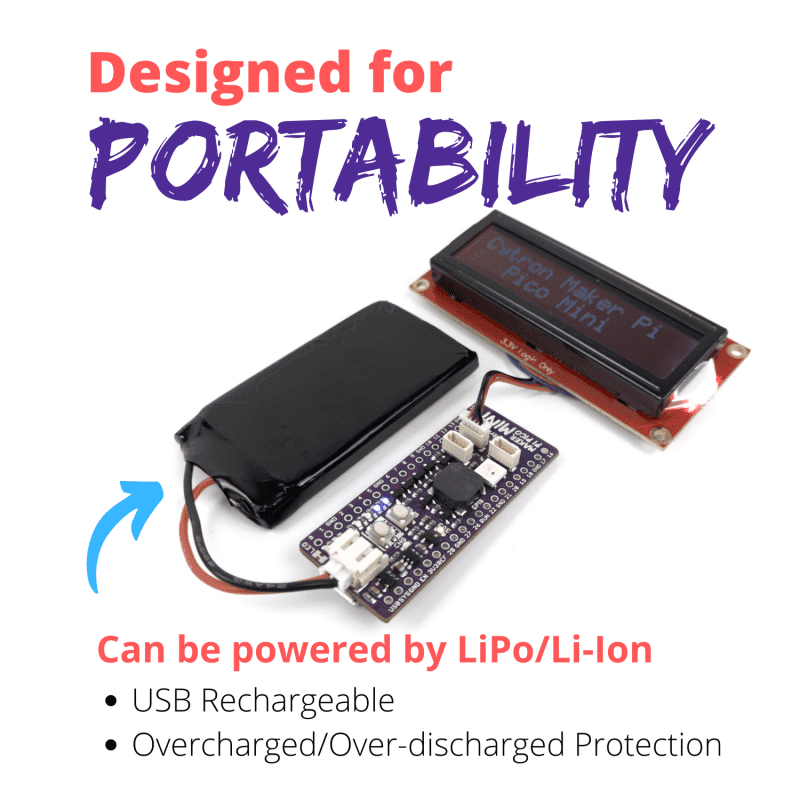 Maker Pi Pico Mini - Pre-Soldered Raspberry Pi Pico W