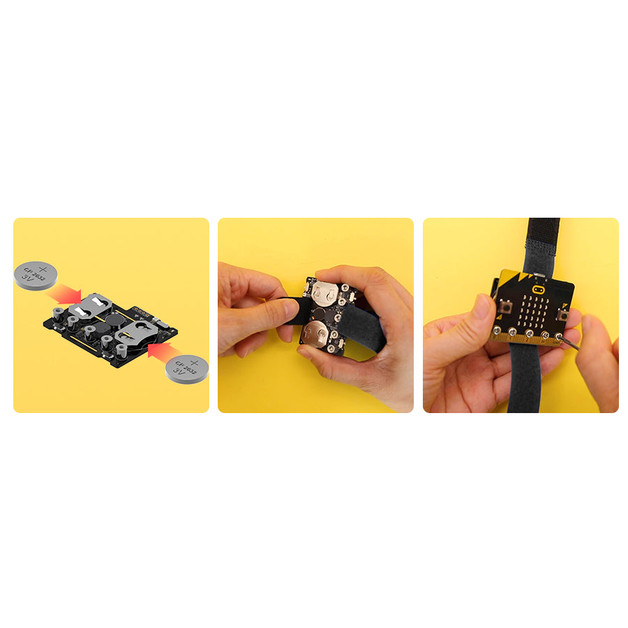 BitWearable Kit - Smartwatch with Strap for micro:bit