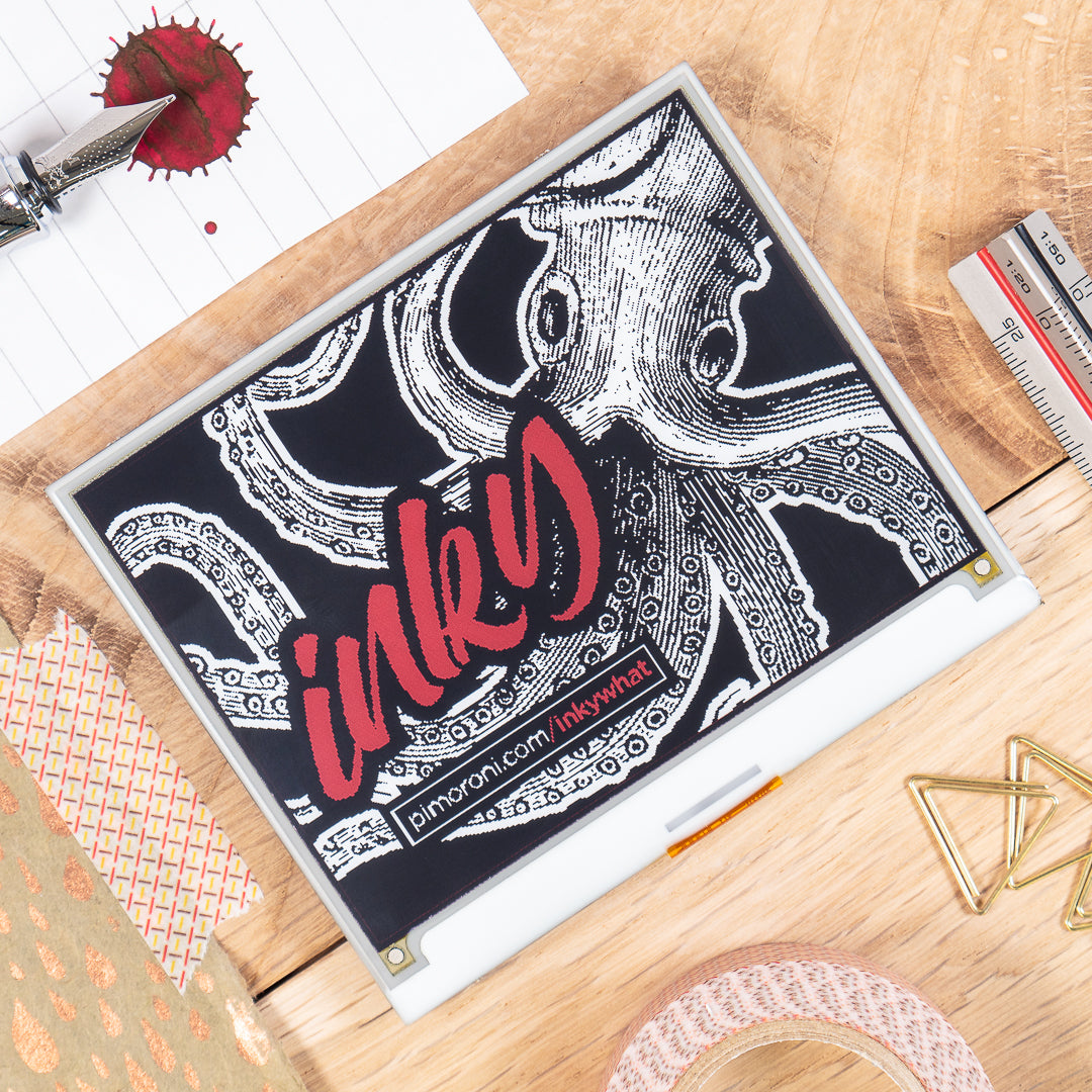 Inky wHAT (Four Colour ePaper/E Ink®/EPD)