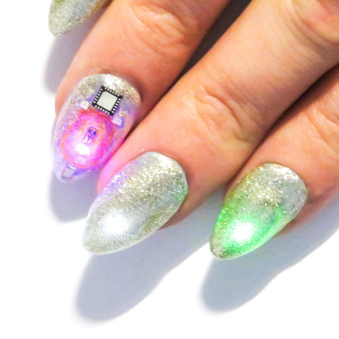NFC LED nail stickers (pack of 5)
