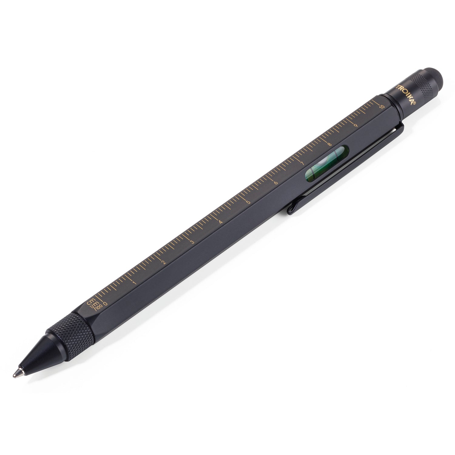Troika Construction multi-tool ballpoint pen - Black Gold