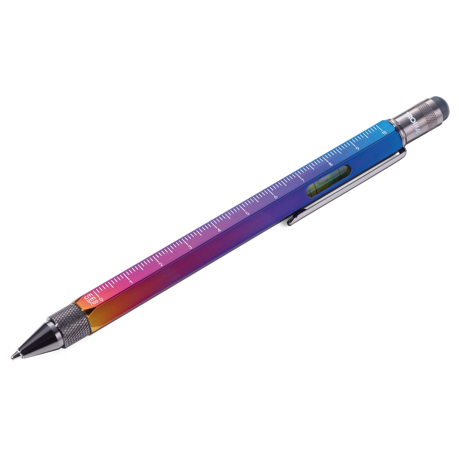 Troika Construction multi-tool ballpoint pen - Neon Green