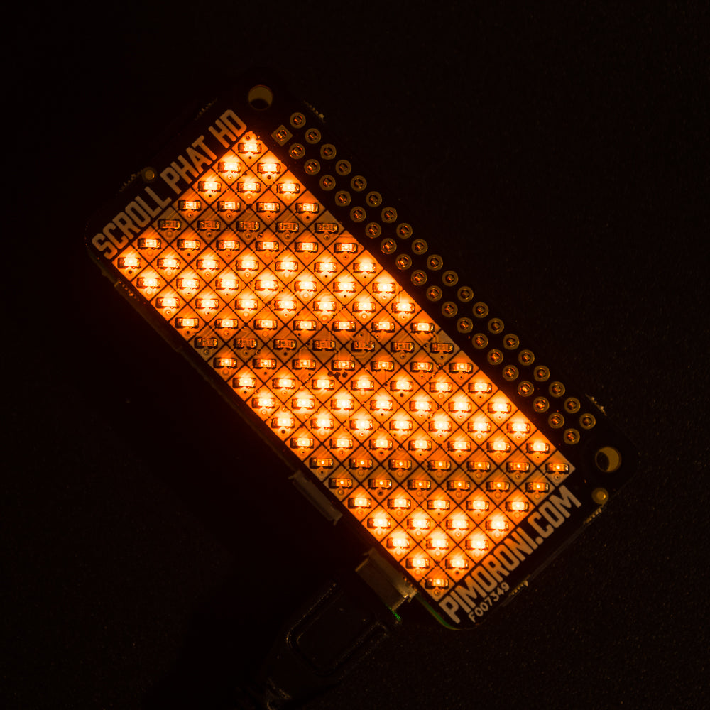 Scroll pHAT HD - Orange