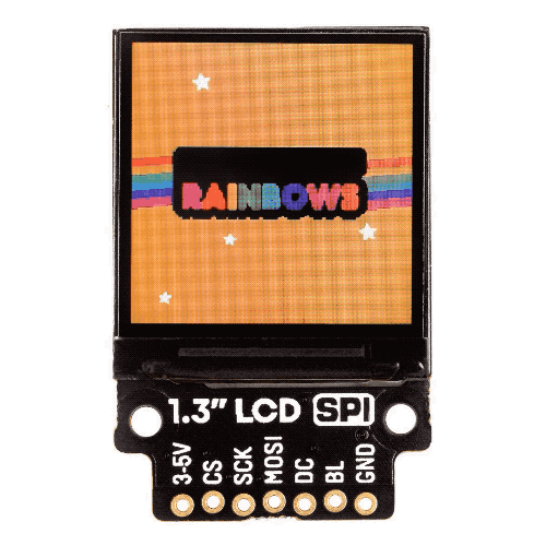 1.3" SPI Colour Square LCD (240x240) Breakout