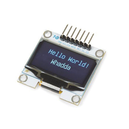 1.3 inch OLED Screen For Arduino® (SH1106 Driver, SPI)